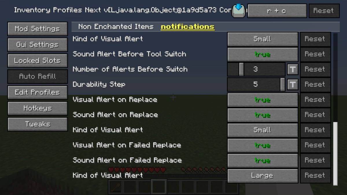 シンプルで使いやすいチェスト整理Mod「Inventory Profiles Next」【 | マイクラMOD解説屋